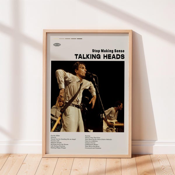 Talking Heads Poster - Etsy