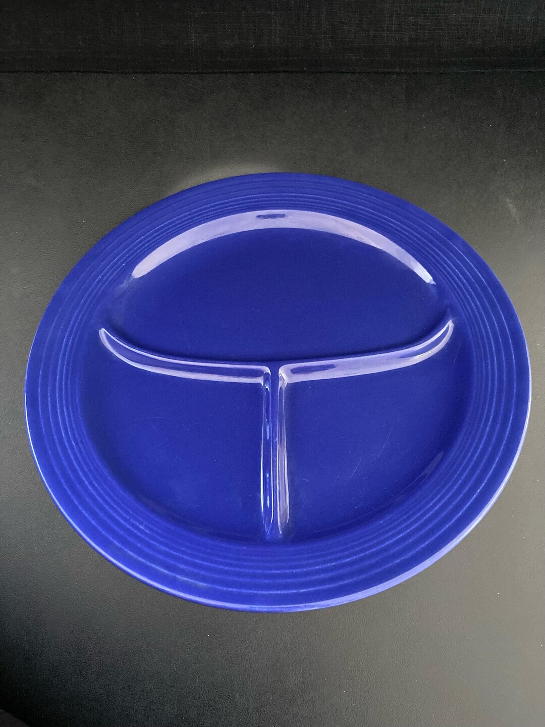 Vintage Fiestaware 10.5" Divided Plates - Etsy