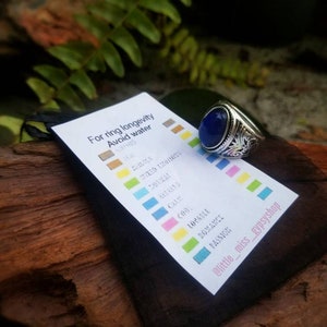 Silver Plated Adult Mood Ring, Silver Color Changing Mood Ring, Size 8 ...
