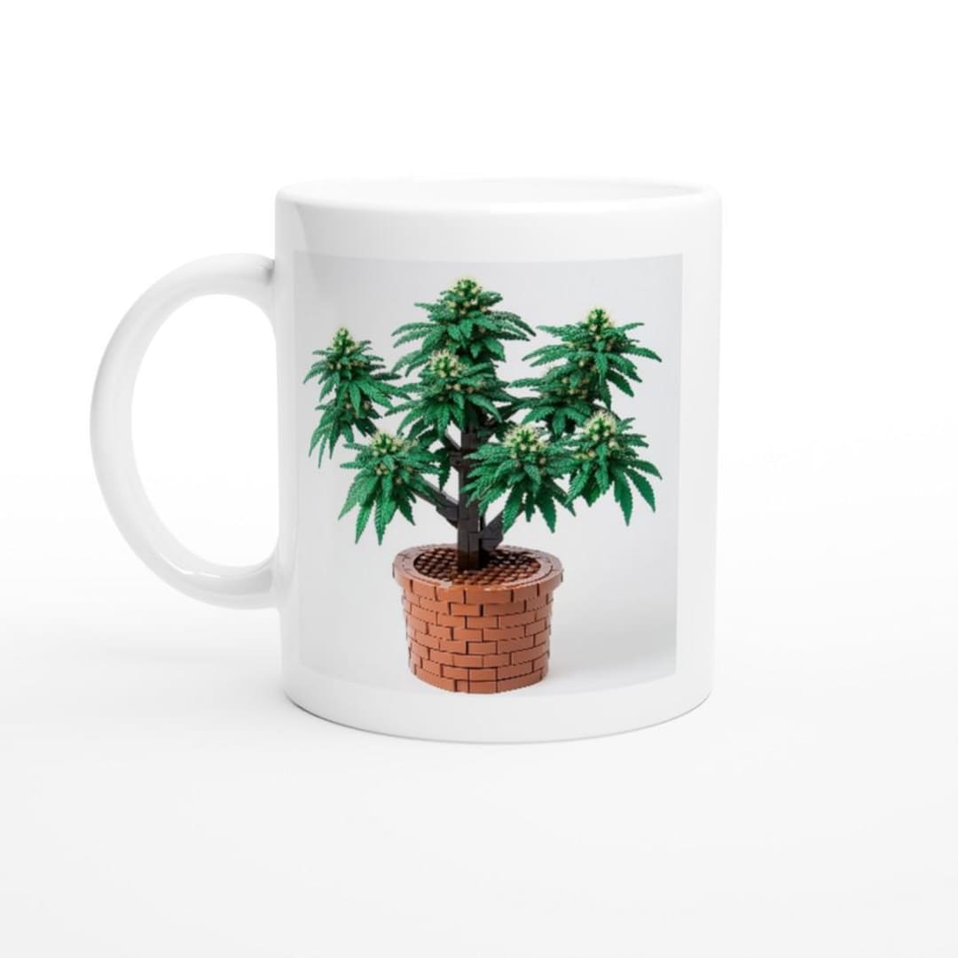Cannabis Plant Lego Mug Funny Meme Weed Joint 420 Smoke High - Etsy