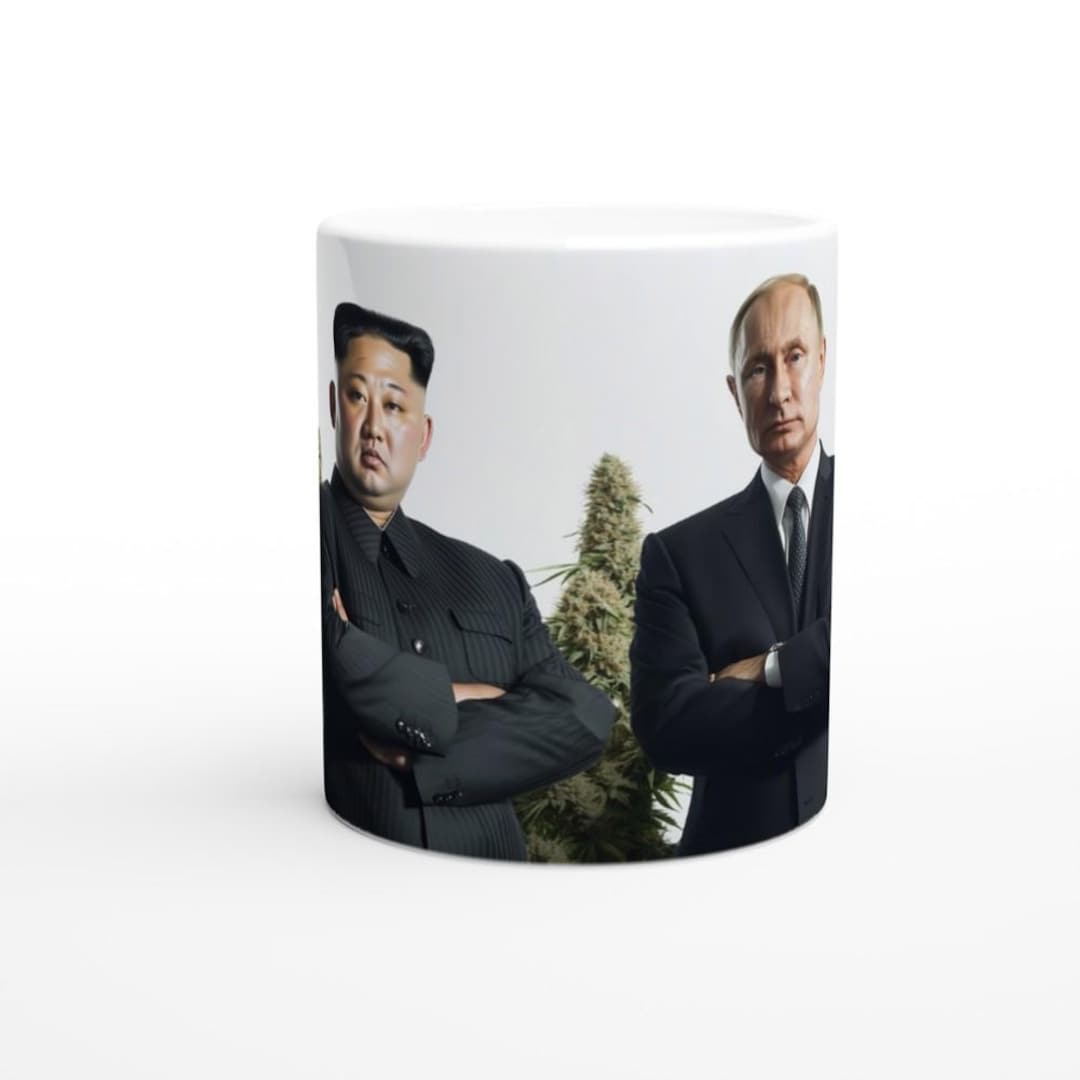 Cannabis Kim Jong Un and Vladimir Putin Mug - Weed - Cannabis - Funny ...
