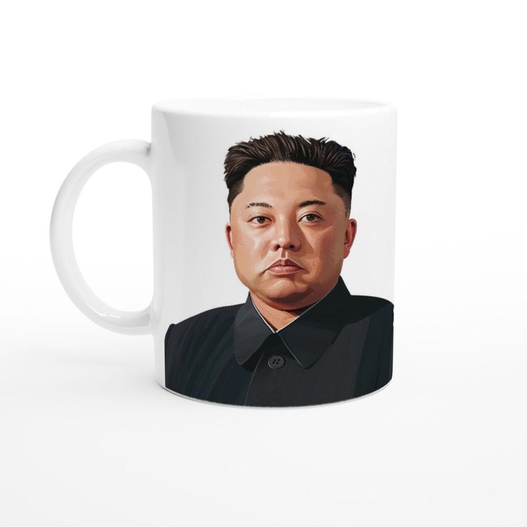 Mix of Elon Musk and Kim Jong Un Mug Funny Meme North Korea Propaganda ...