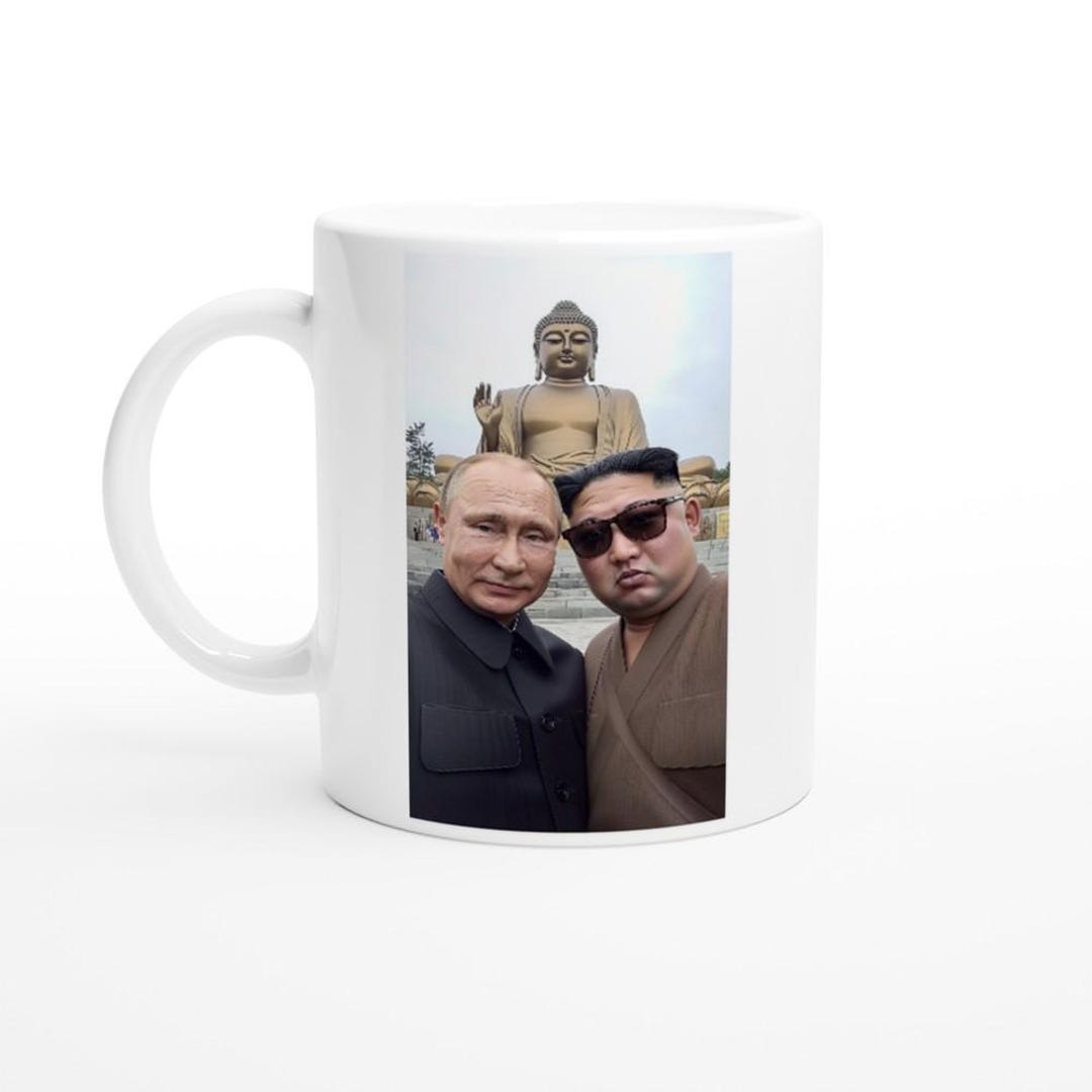 Putin and Kim on Tour Mug North Korea Russia Kim Jong Un Vladimir Putin ...