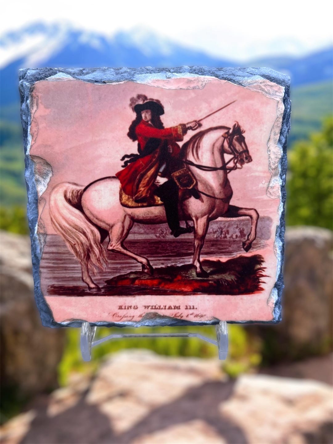 King William Crossing Boyne Slate Coaster: Mini Display Plaque - Etsy