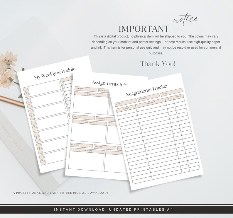 2024-2025 Homeschool Planner for Kids: Digital Daily, Weekly, and ...