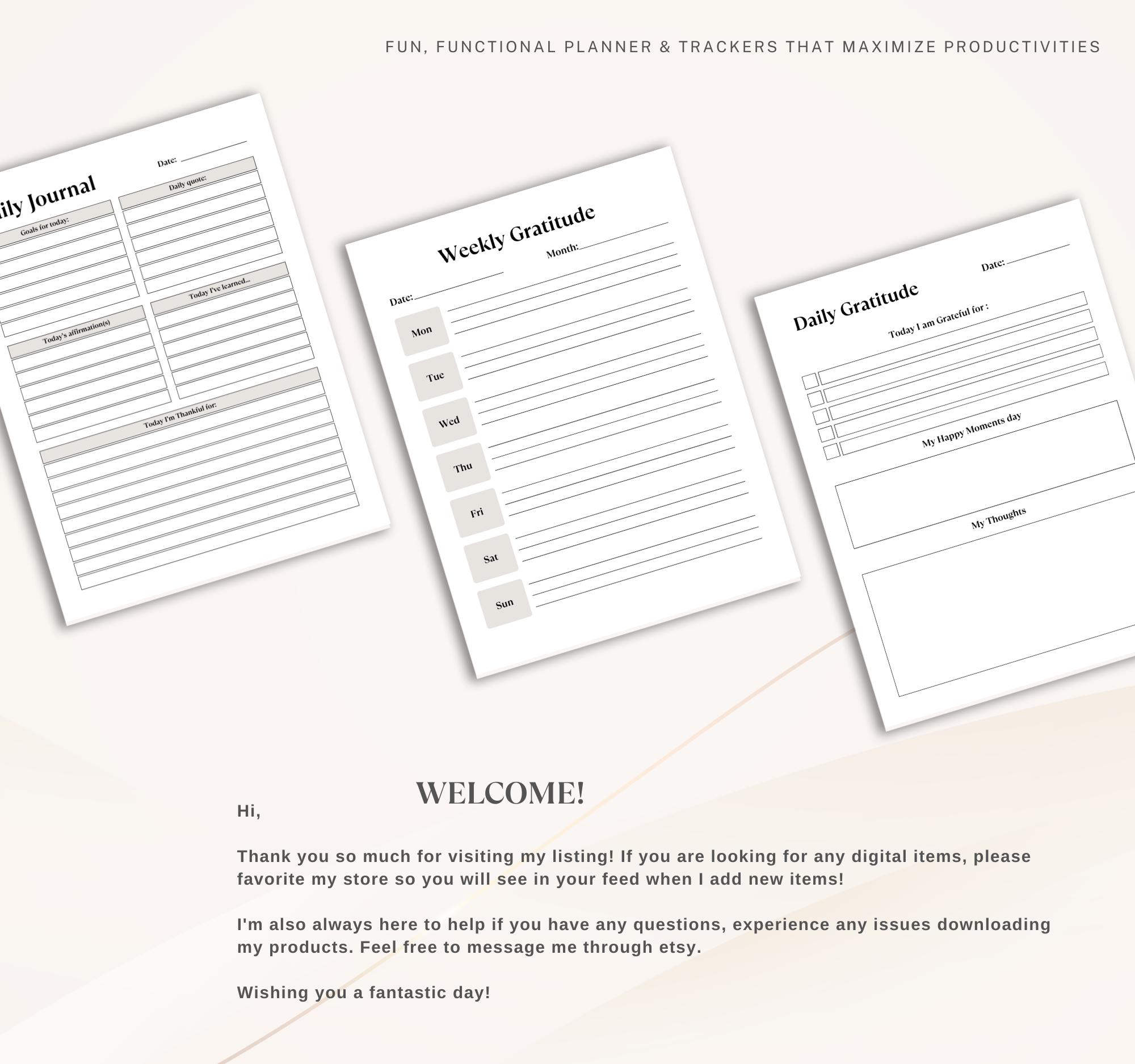 Vision Board Planner: Digital Goal Setting, Manifestation Organizer ...