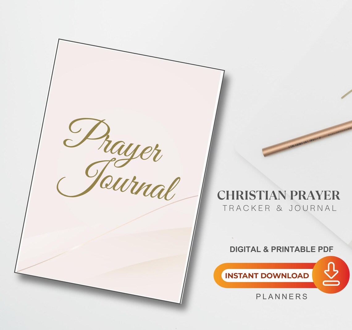 Christian Prayer Planner and Journal: Digital Organizer for Daily ...