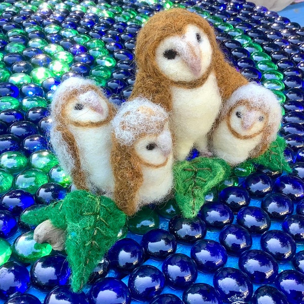 Needle Felted Owl - Etsy