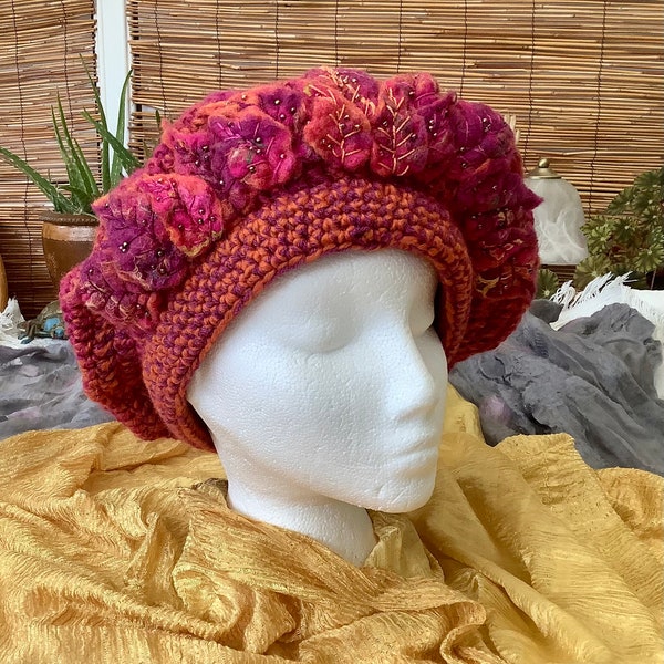 Embellished Beret - Etsy