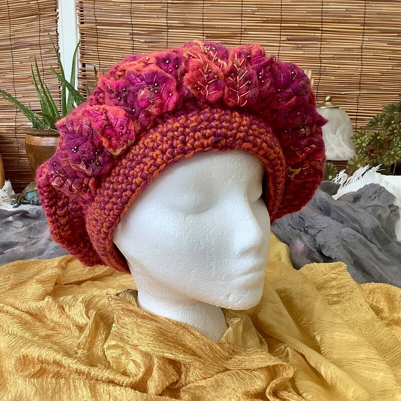 Embellished Beret - Etsy