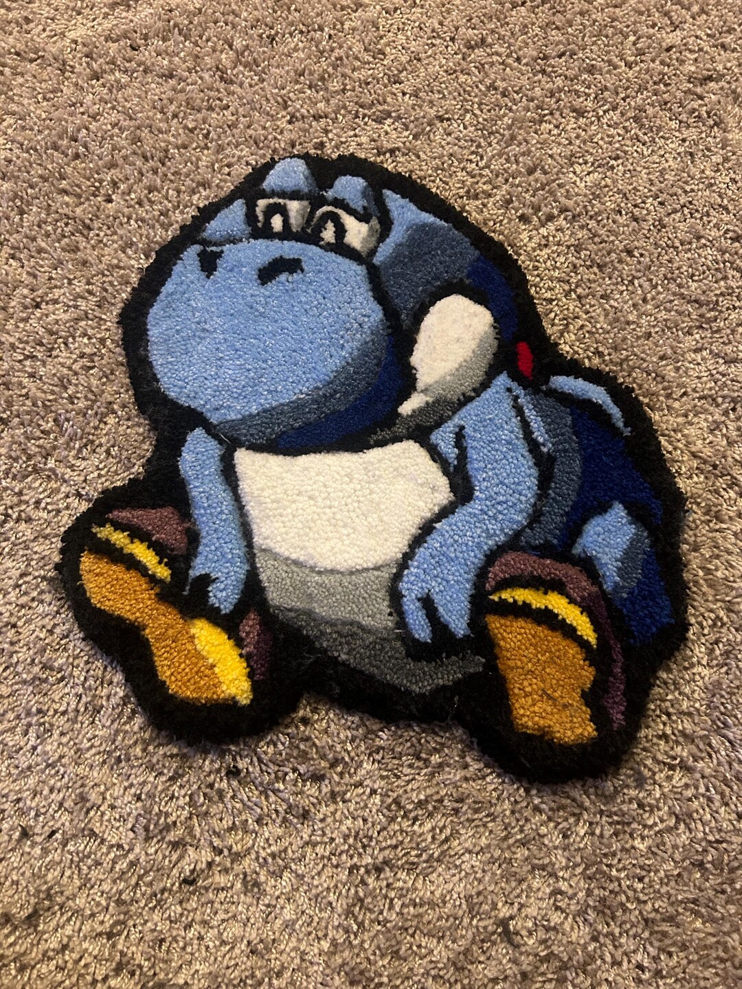 Chubby Yoshi Rug - Etsy