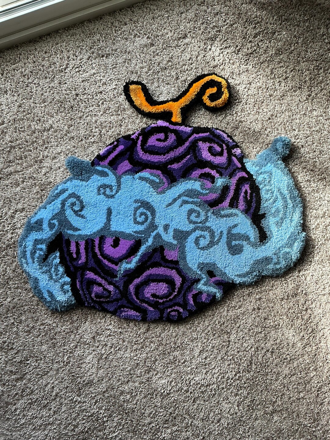 One Piece Devil Fruit Custom Rug - Etsy