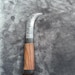 Handmade Forged Garden Knife: Thermo-ash Handle, Steel 95x18 - Etsy