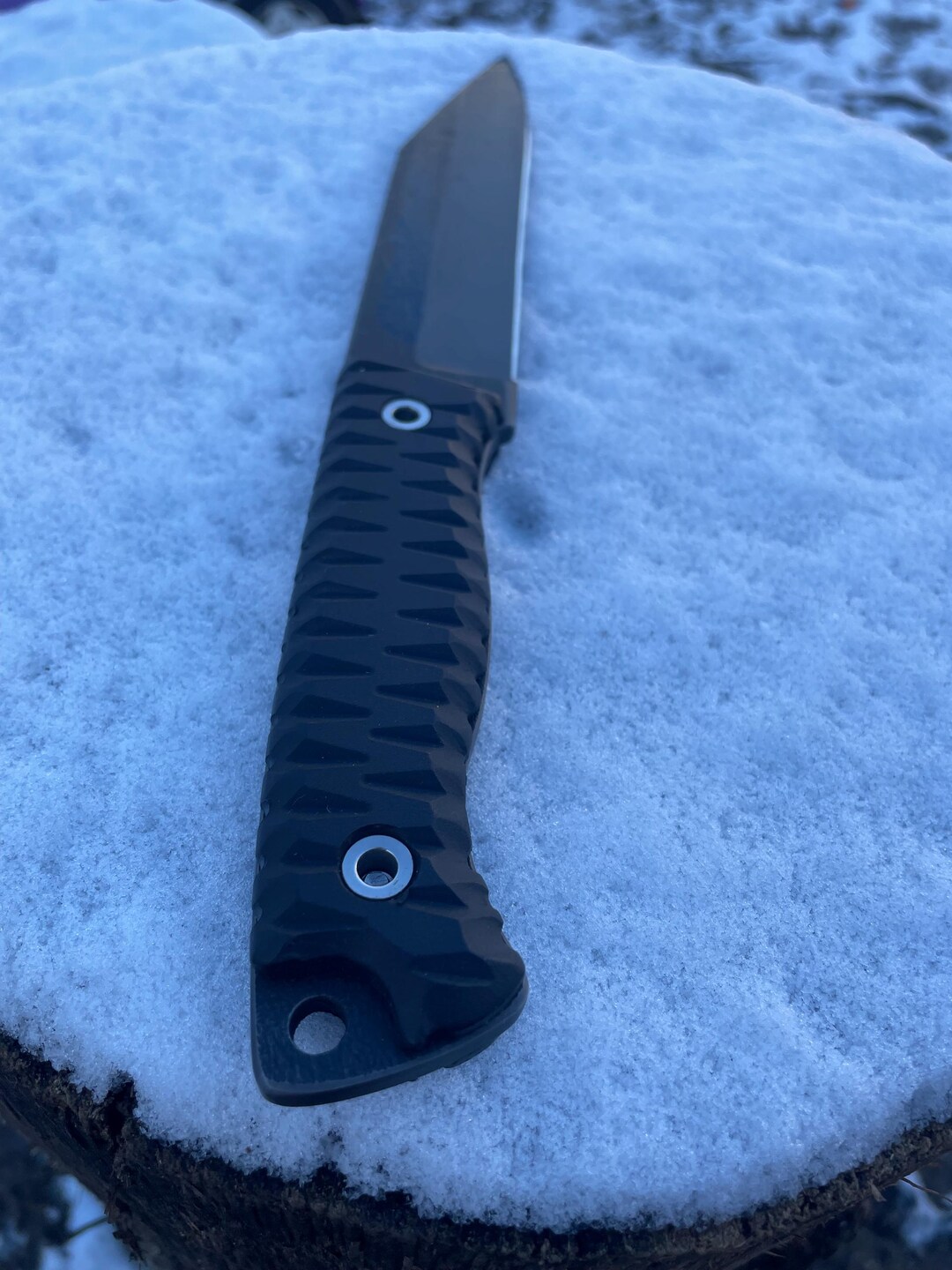 Handmade Bushcraft Knife With Sheath, Bushcraft Knife, Scramasax - Etsy