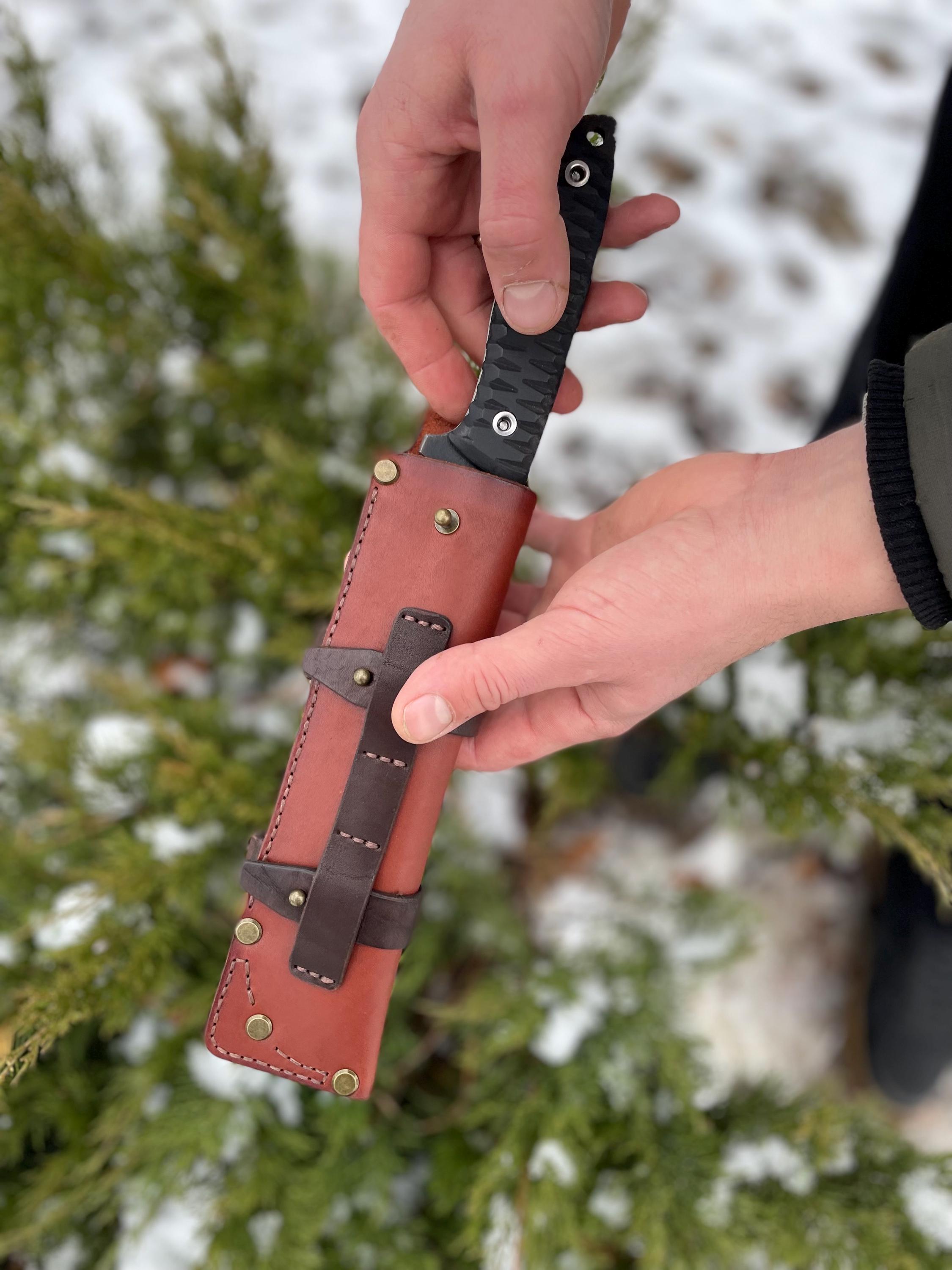 Knife Nessmuk Field Knife Tracking Woodland Survival Handmade Micarta ...