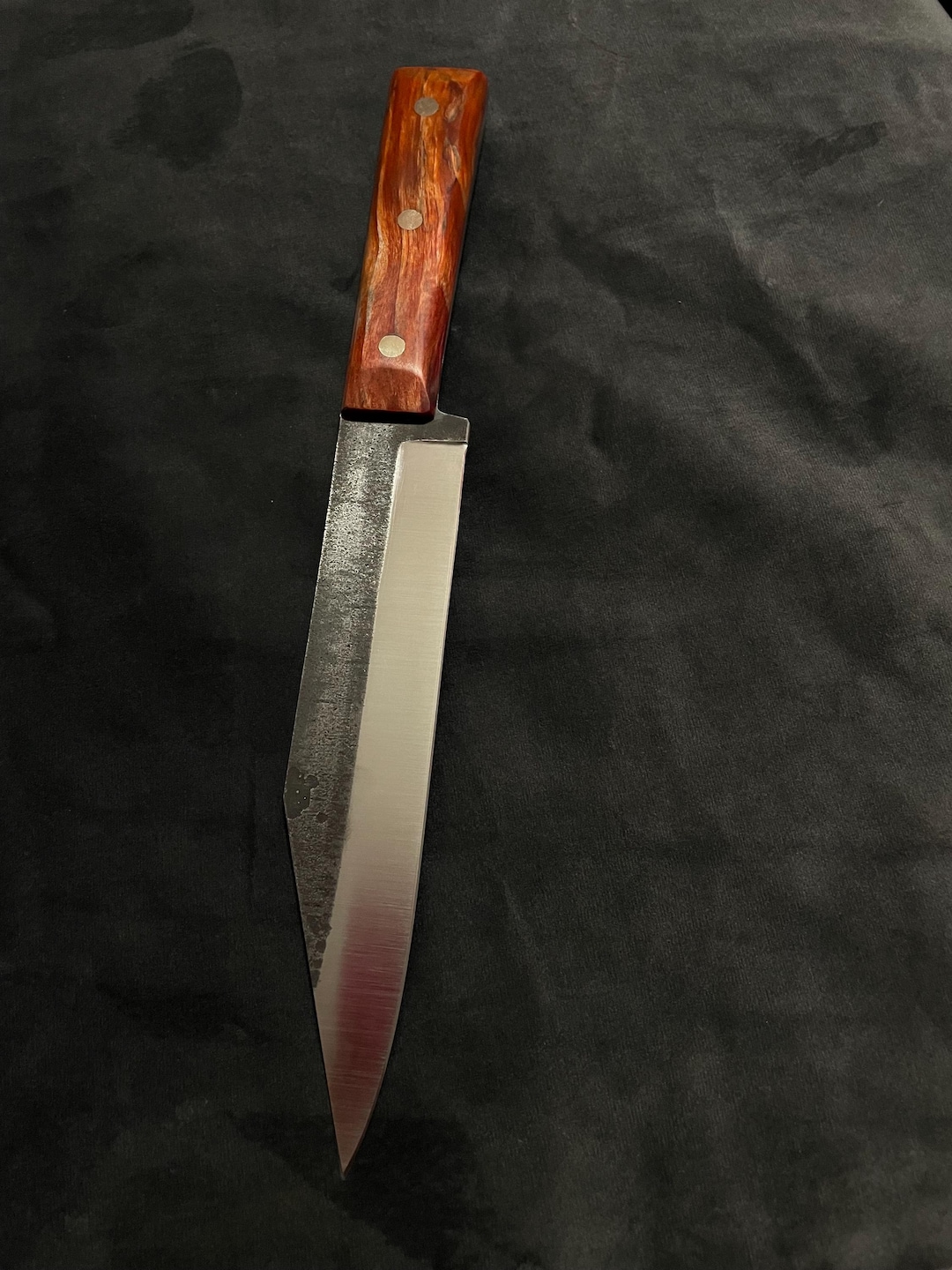 Handmade Bushcraft Knife With Sheath, Bushcraft Knife, Scramasax - Etsy