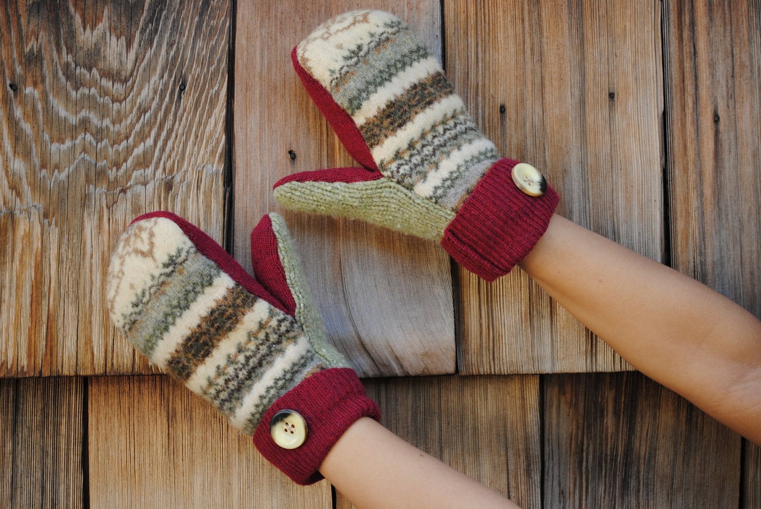 DIY Mitten Tutorial and Pattern-upcycle Recycle From Sweaters - Etsy