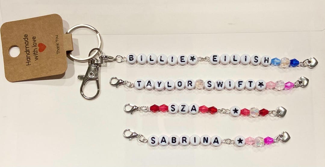 Taylor, SZA, Sabrina, and Billie Eilish Keychains - Etsy