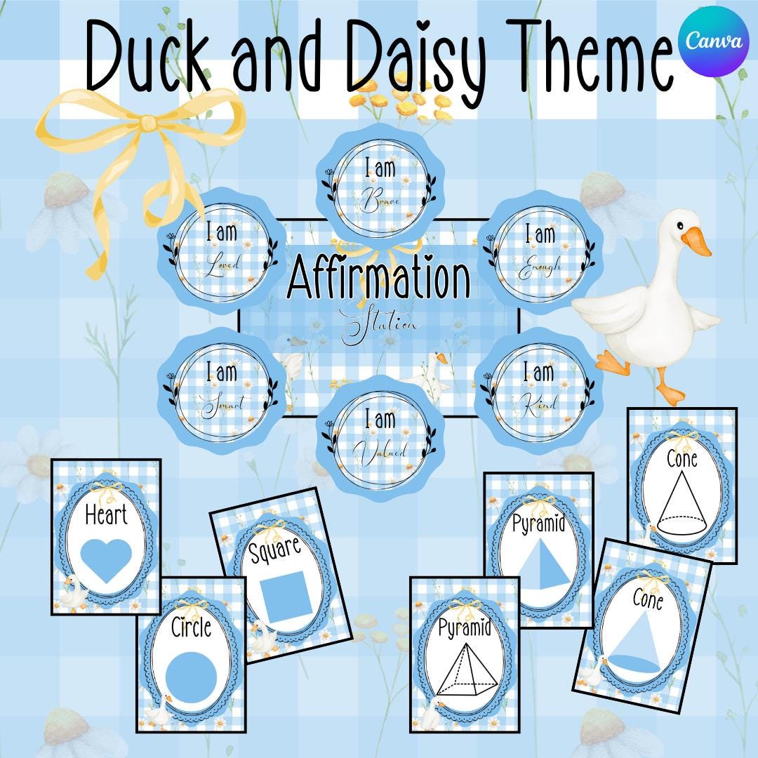 Duck and Daisy Classroom Theme Bundle - Etsy