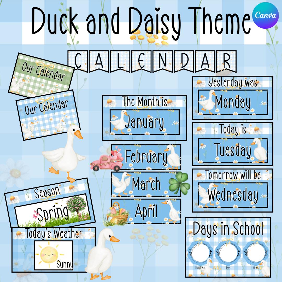 Duck and Daisy Classroom Theme Bundle - Etsy