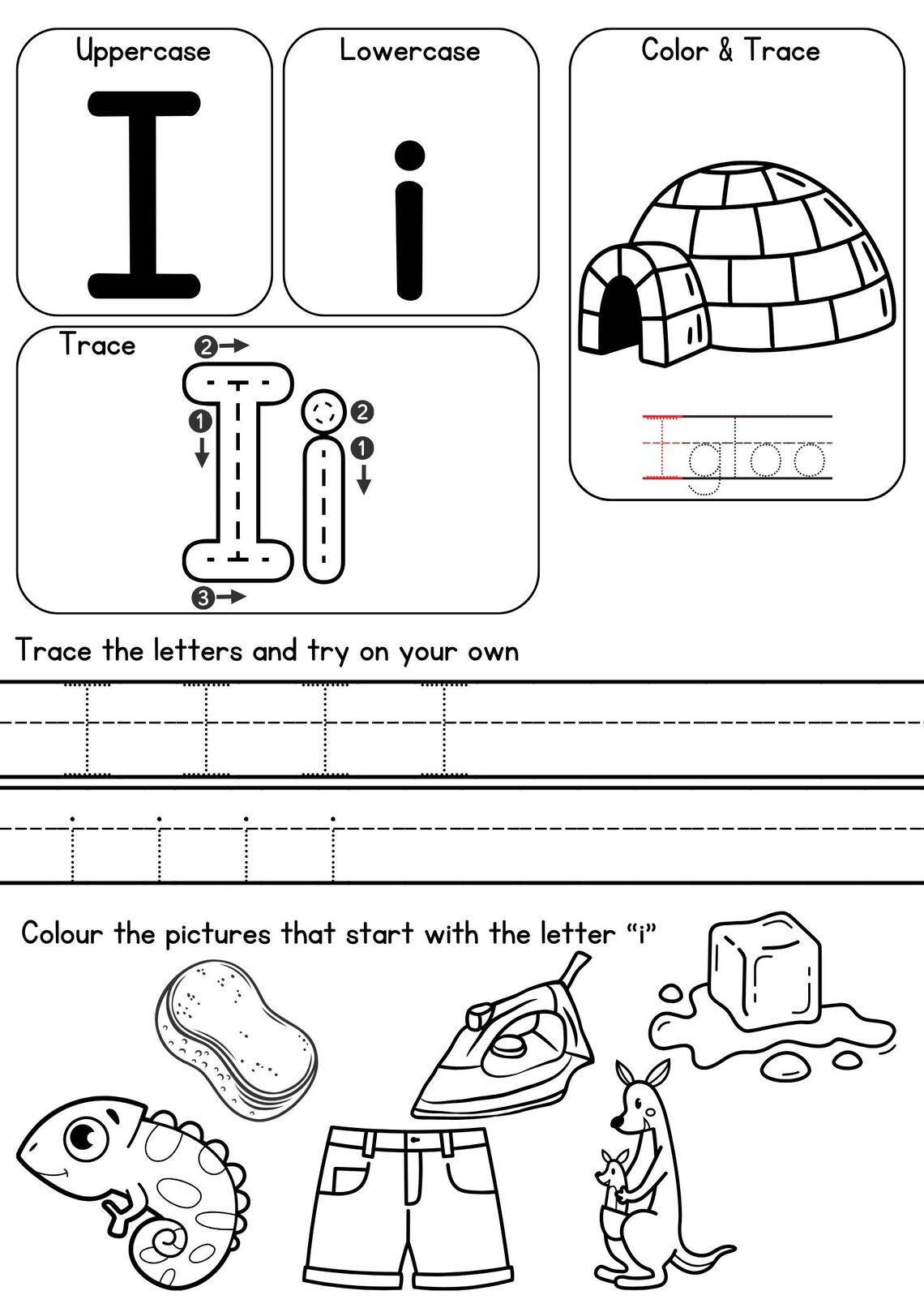 Alphabet Tracing Worksheet, Letters A-Z (digital Download) - Etsy