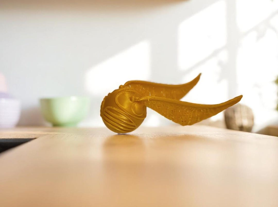 Golden Snitch – 3D Printed Harry Potter Fan Art Prop | Magical ...