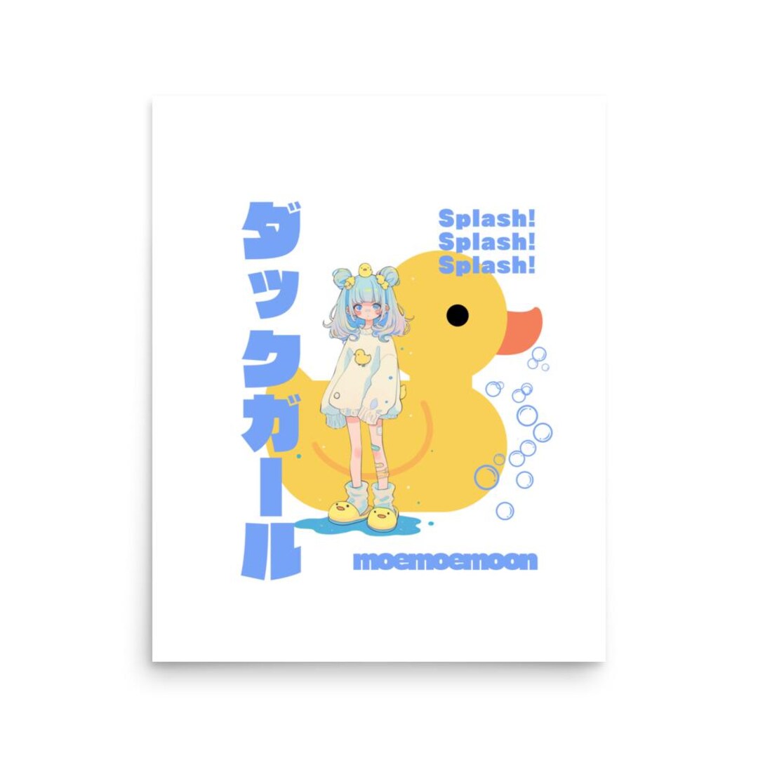 Rubber Duck Anime Poster by Moemoemoon - Etsy