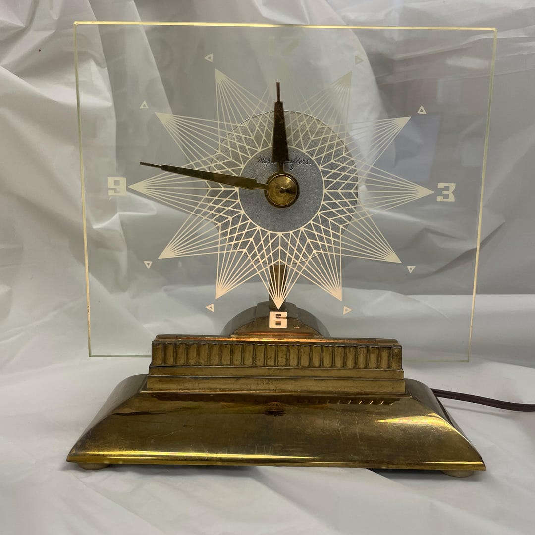 Vintage Mastercrafters Clock and Radio Company Model 146 Starlight ...
