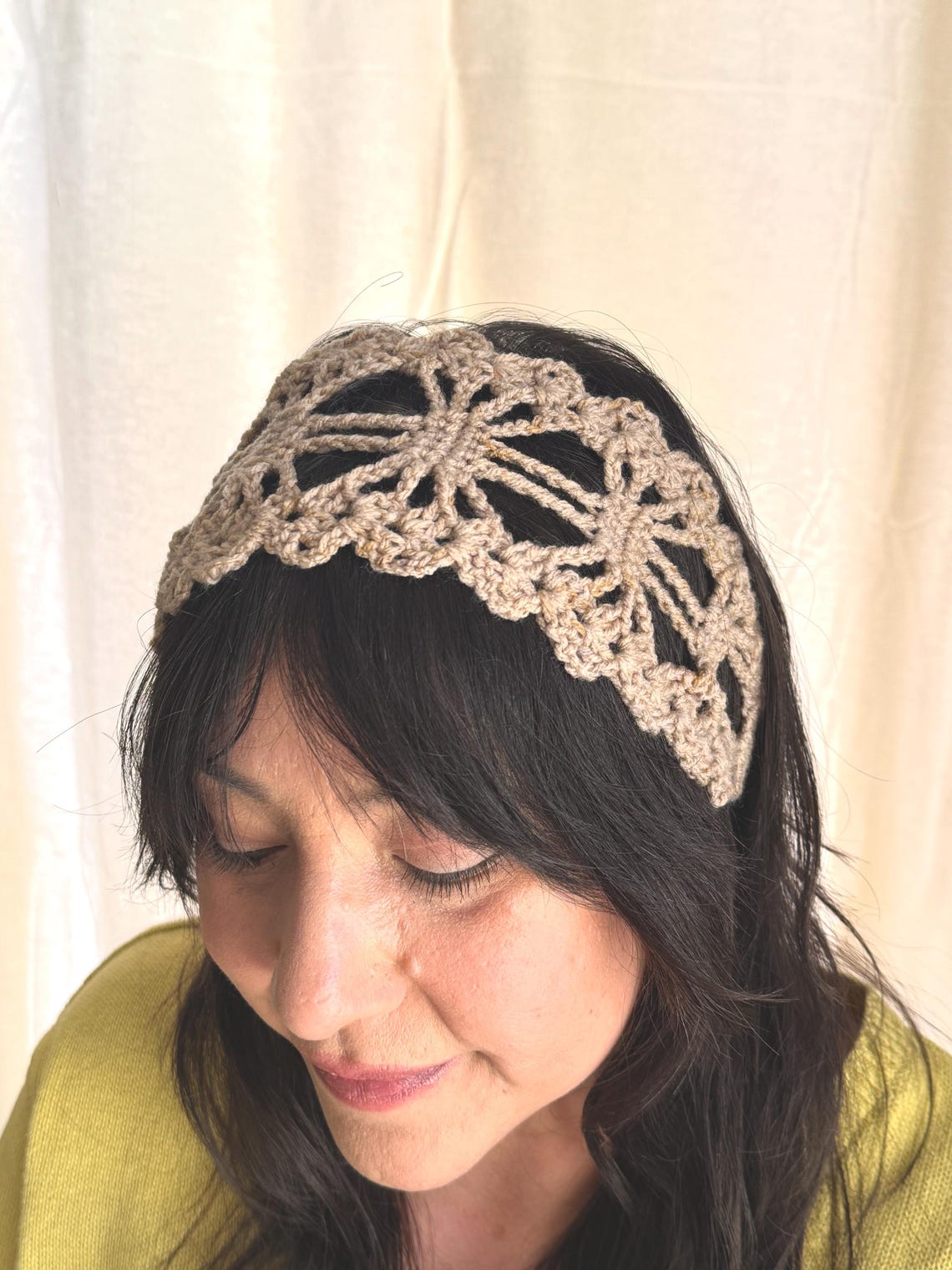 Crochet Headband, 70s Headband, Vintage Headband, - Etsy