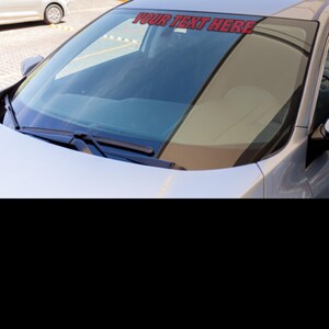 Personalized Car Sticker, Personalized Sticker, Custom Text Sticker ...