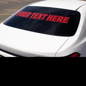 Personalized Car Sticker, Personalized Sticker, Custom Text Sticker ...