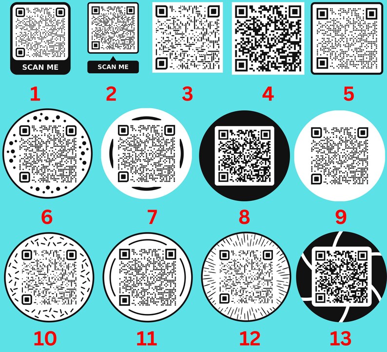 Customizable QR Code Car Decal: Business Logo, Social Media - Etsy