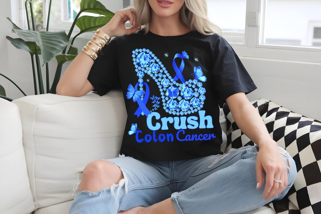 Colon Cancer Sweatshirt, Colon Cancer Fighter, Colon Cancer Warrior ...