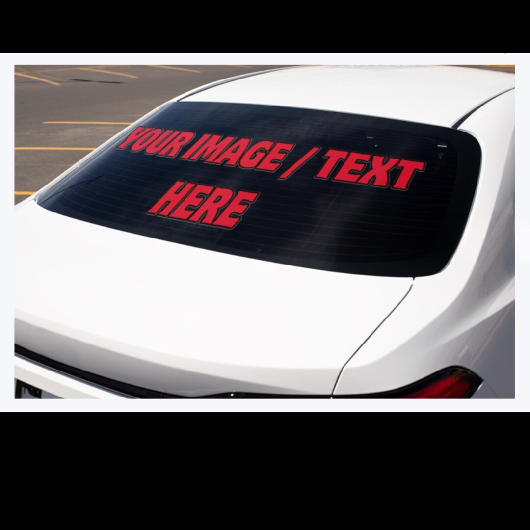 Personalized Car Sticker, Personalized Sticker Custom Text Sticker Car ...