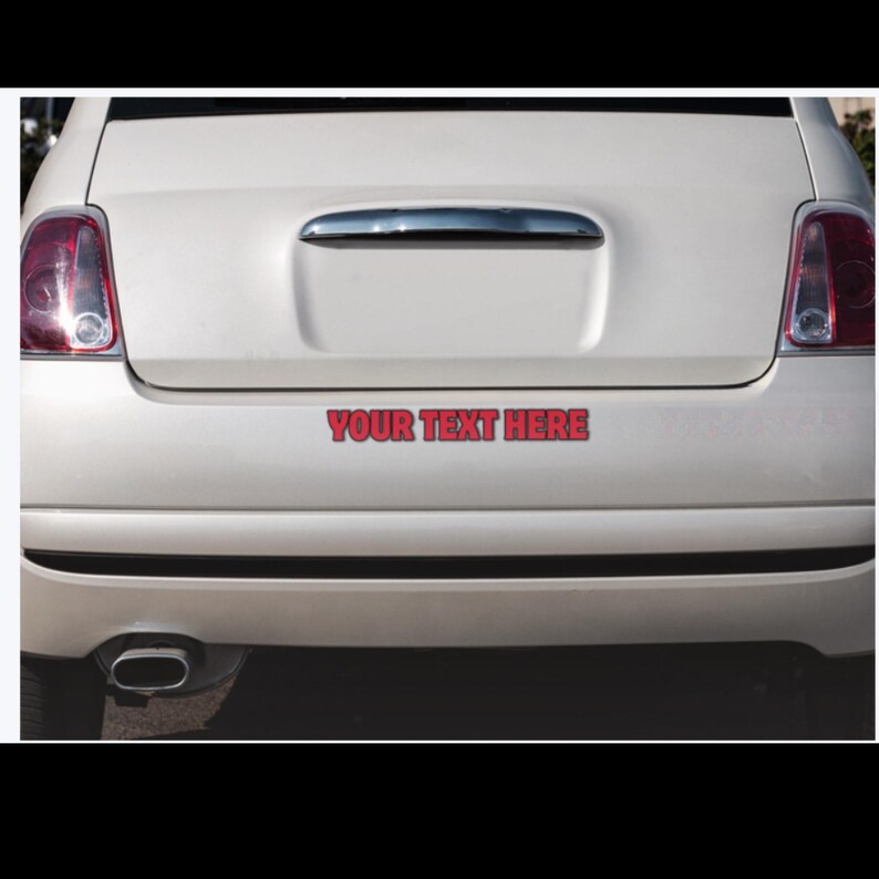 Personalized Car Sticker, Personalized Sticker, Custom Text Sticker ...