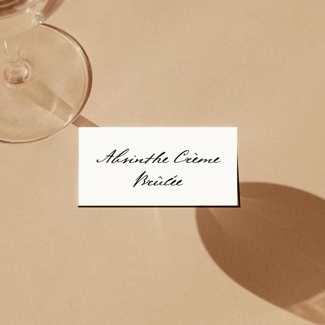 Editable Modern Wedding Food Labels, Personalized Handwritten Place ...