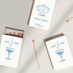 Editable Matchbook Favor Sticker Label Template, Personalized Event ...