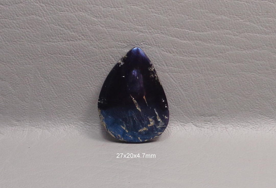 Covellite Blue Copper Cabochon From Butte, Montana. Beautiful Violet ...