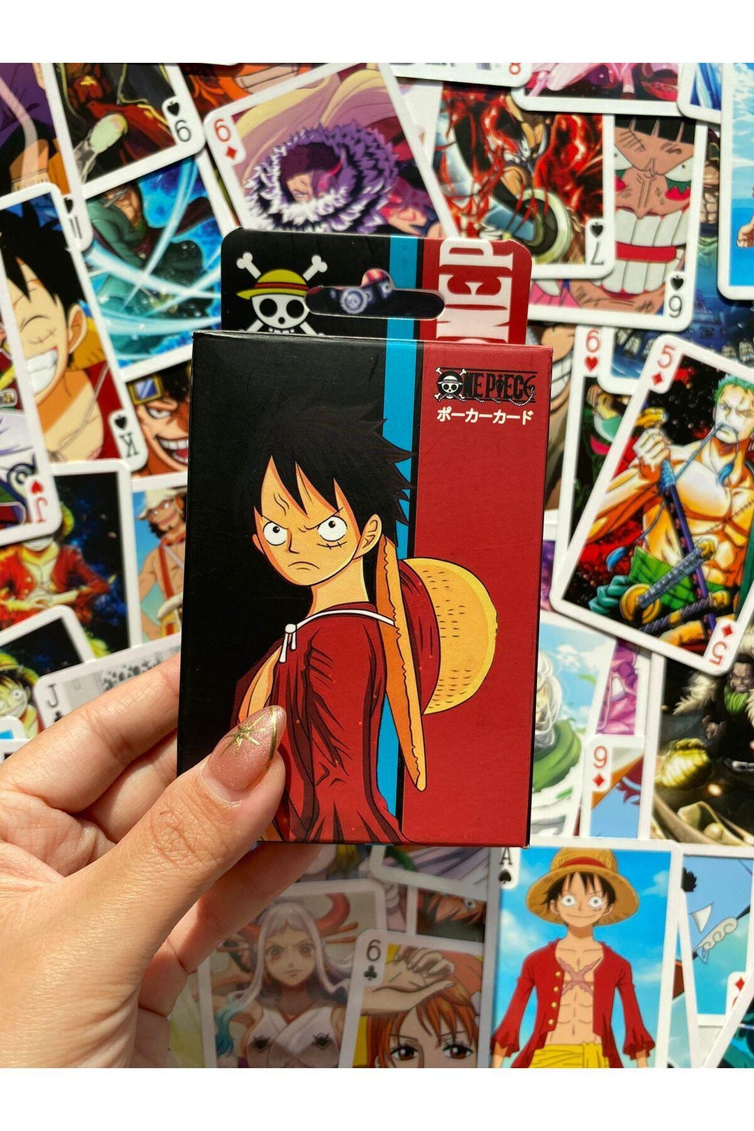 One Piece Anime Playing Cards, Anime Card Deck, One Piece Fan Gift, One ...