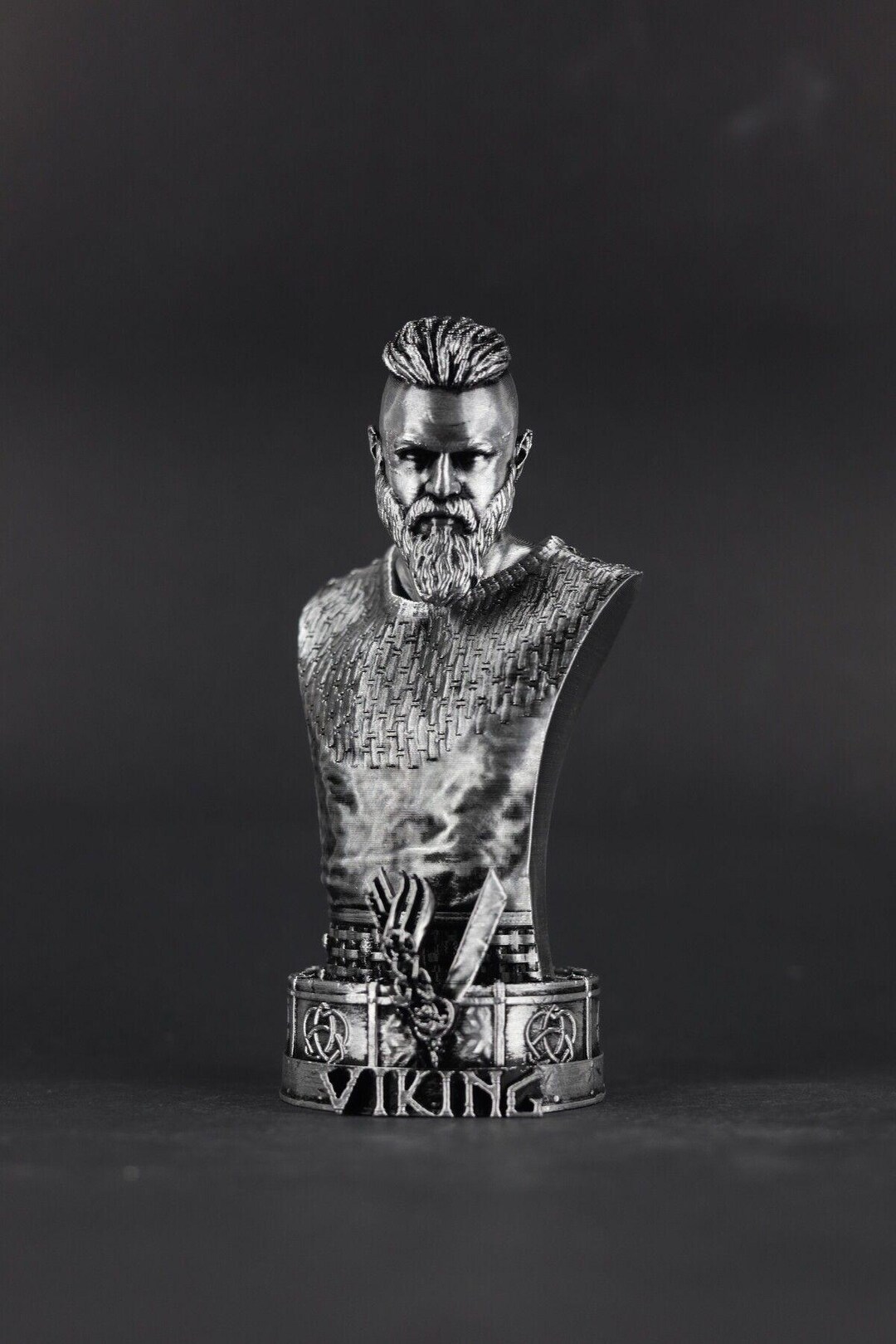 Ragnar Lothbrok Figure Bust 22cm Vikings Collectible, Viking King Bust ...