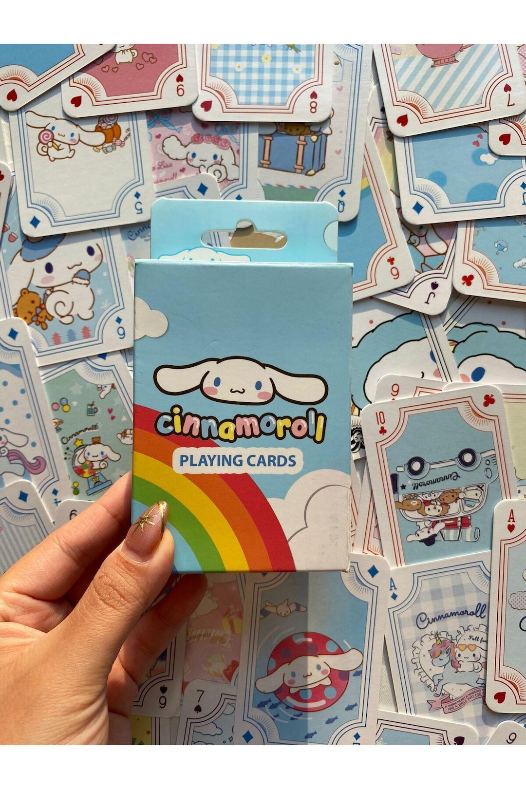 Cinnamoroll Playing Cards, Cinnamoroll Fan Gift, Sanrio Playing Cards ...