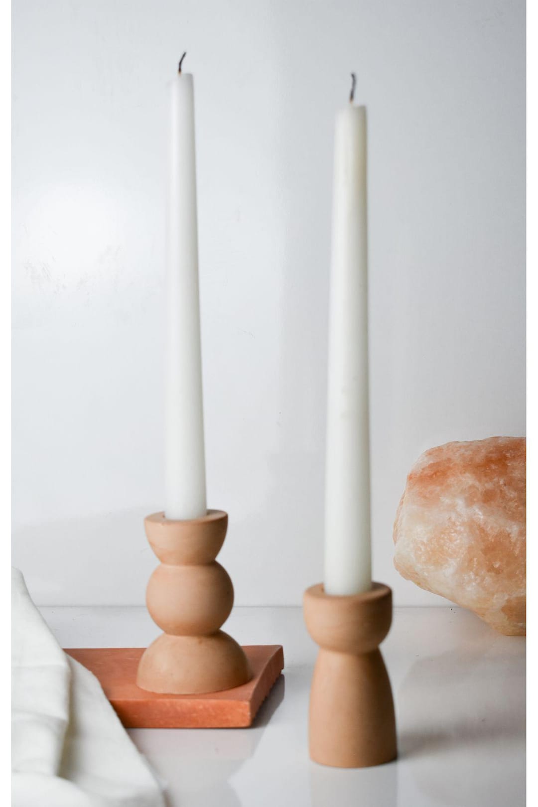 Roman Column Candle Holder Set of 2 Classic Roman Column Candlesticks ...