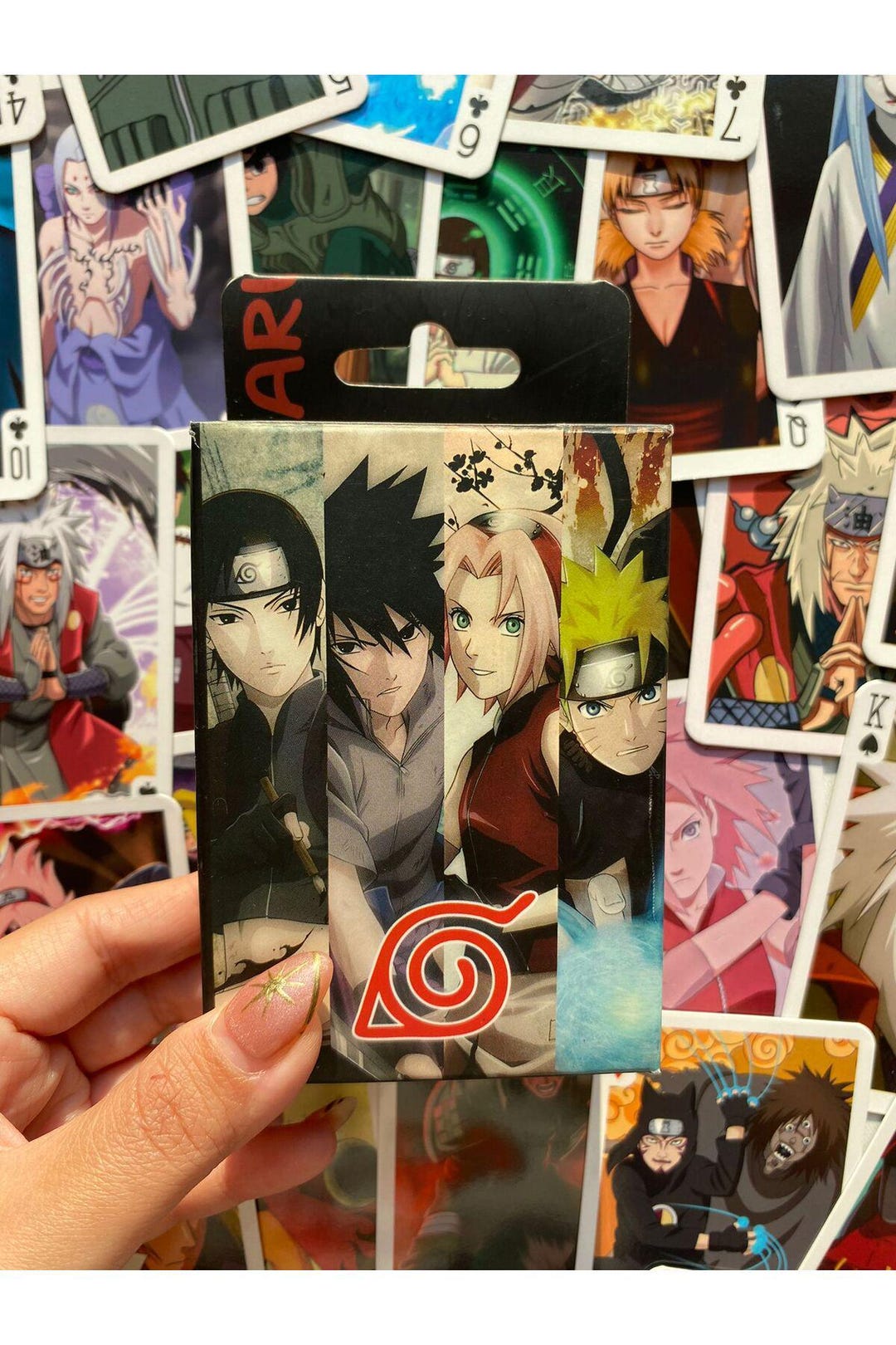 Naruto Anime Playing Cards, Anime Card Deck, Naruto Fan Gift, Naruto ...