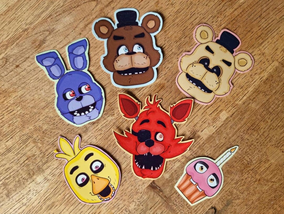Five Nights at Freddy's, Fnaf One Sticker Bundle + One Free Sticker! - Etsy