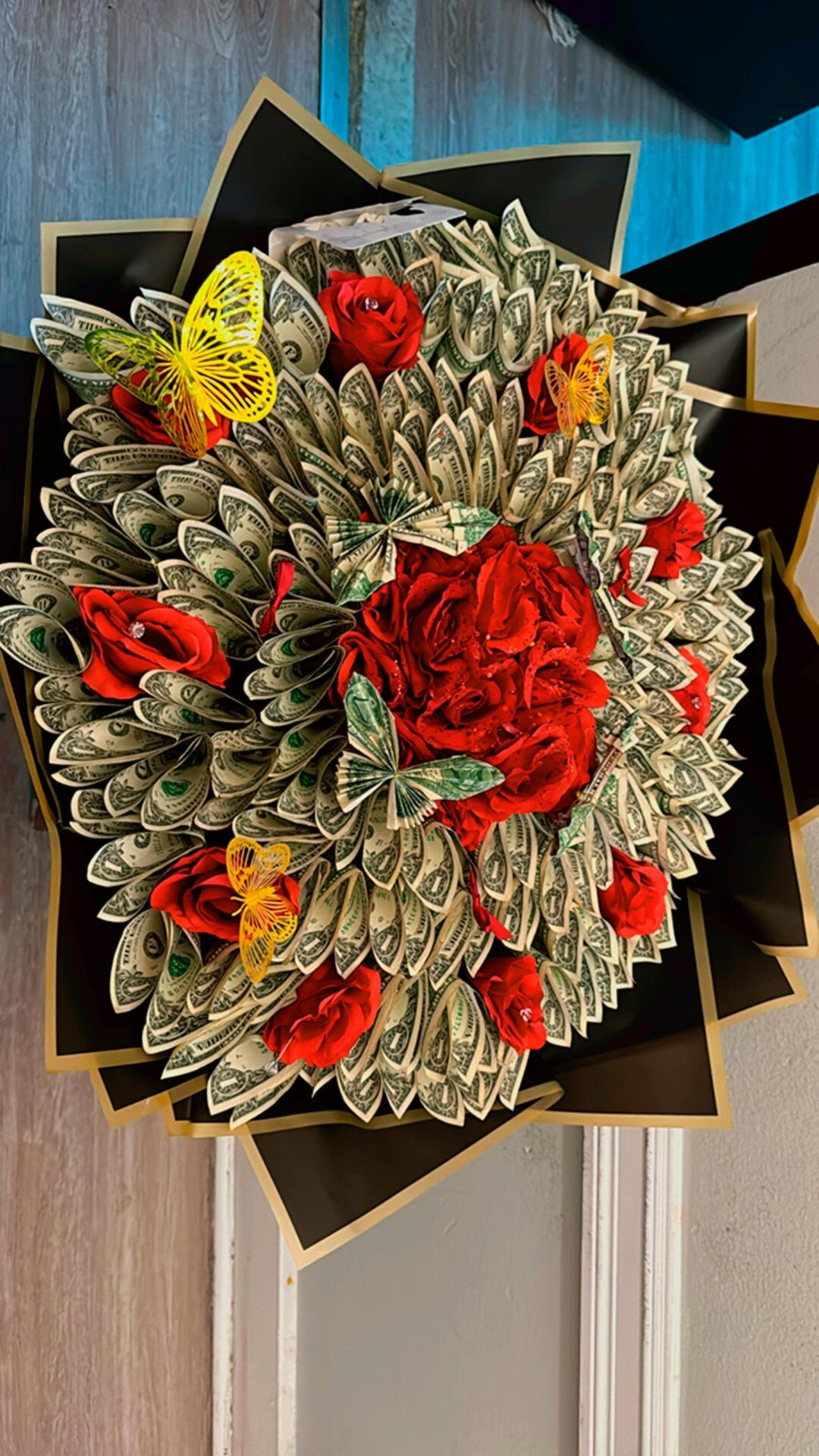 Hand Made Money Rose Bouquet - Etsy