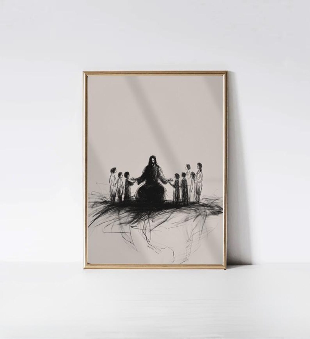 Jesus Blessing the Children , Mark 10:13-16, Biblical Art, Christian ...