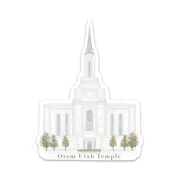 Temple Sticker - Etsy