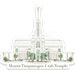 Mount Timpanogos Temple Sticker, Mt. Timp Utah LDS Temple Stickers ...