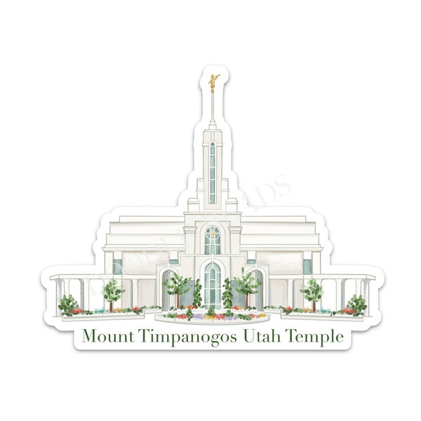 Timpanogos Temple Stickers - Etsy