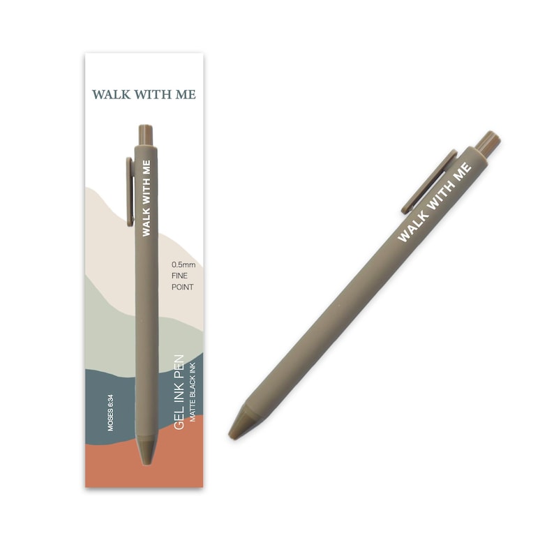 2026 Walk With Me Gel Pens Bulk, Youth Theme Pen Gift Set for ...